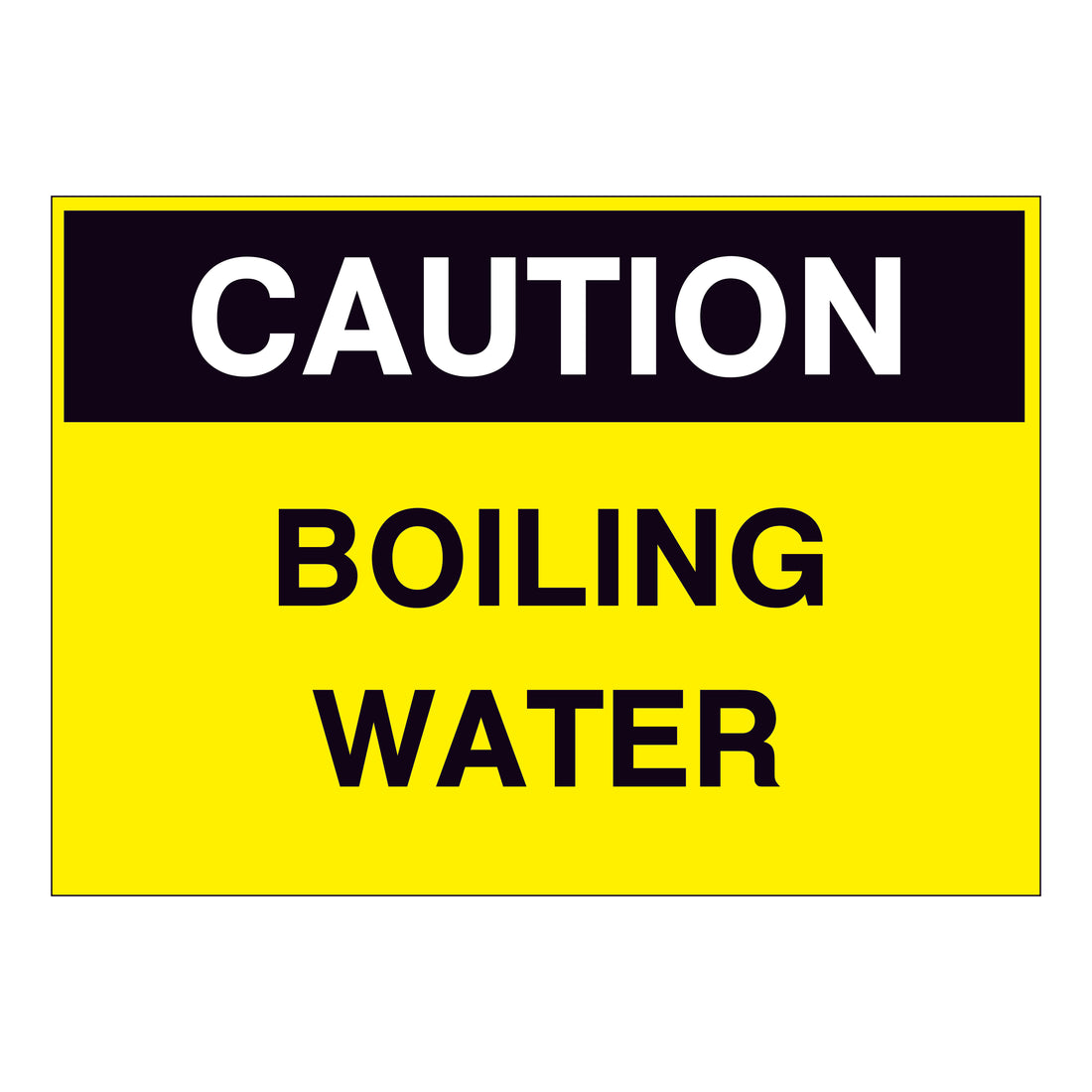 Caution Boiling Water Sign – Online NZ Signs
