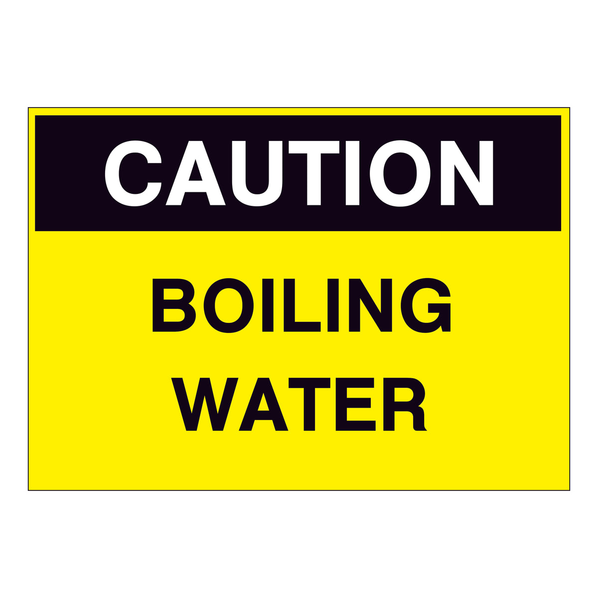 Caution Boiling Water Sign – Online NZ Signs