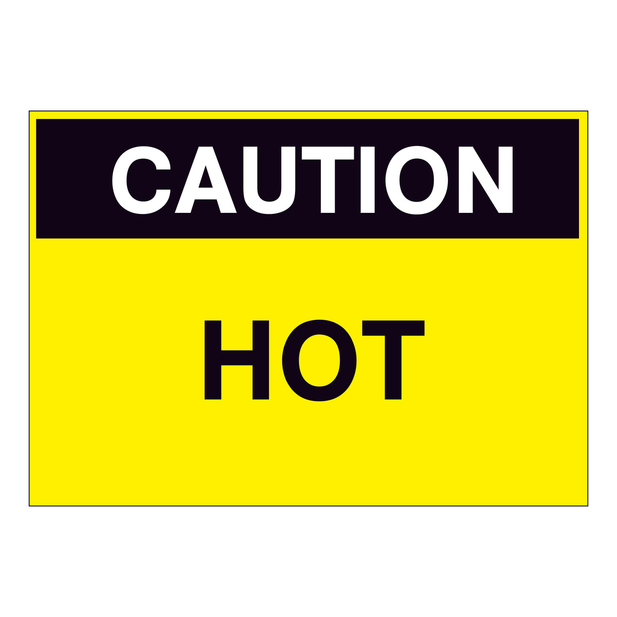 Caution Hot Sign – Online NZ Signs