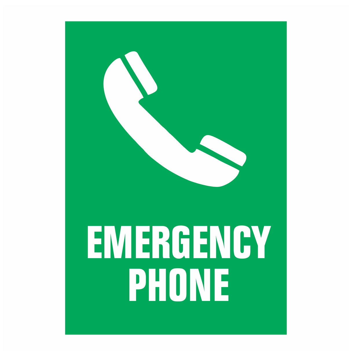 Emergency Phone Sign – Online NZ Signs