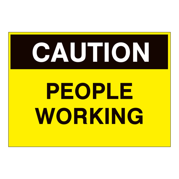 Caution People Working Sign – Online NZ Signs