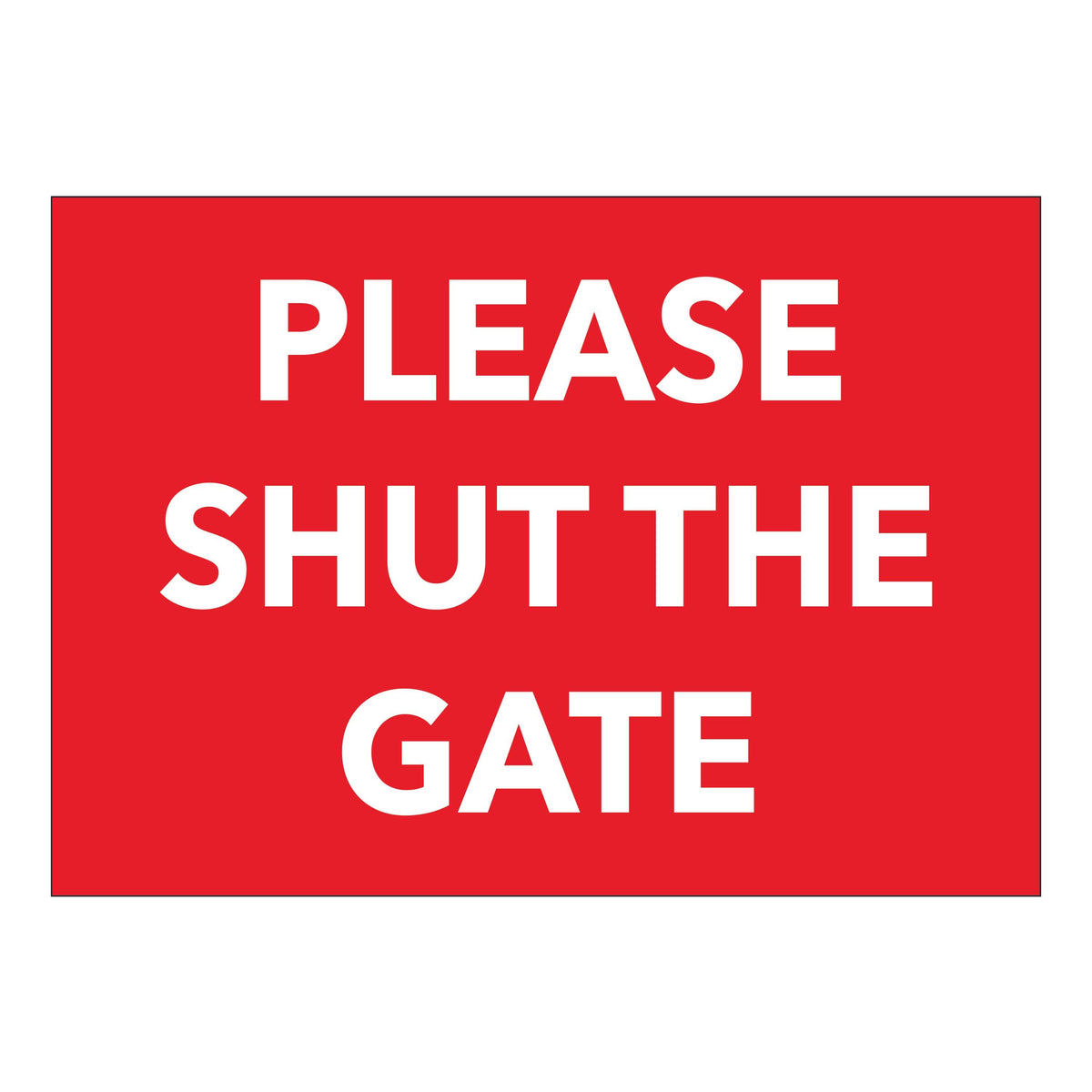 Please Shut The Gate – Online NZ Signs