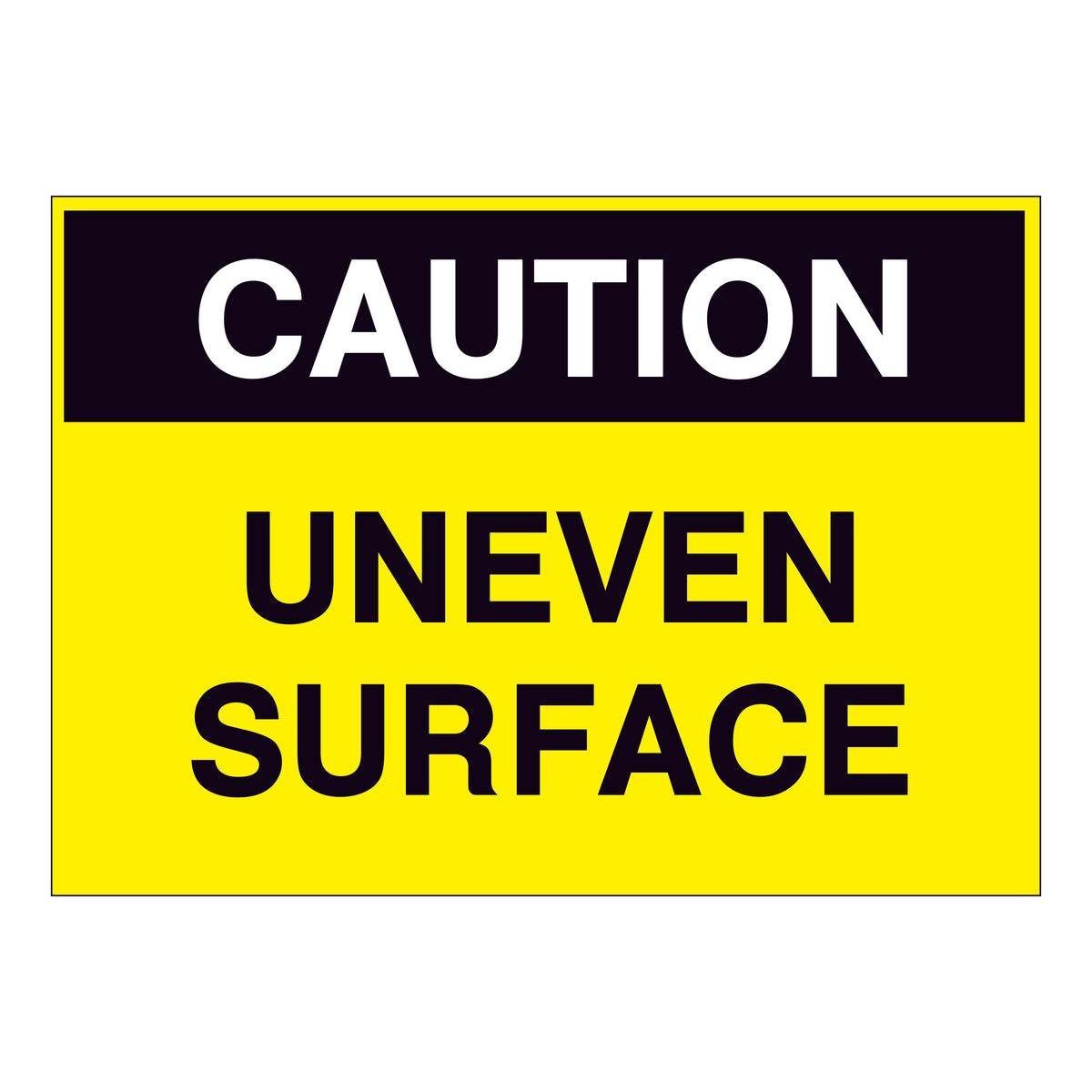 Caution Uneven Surface Sign – Online NZ Signs