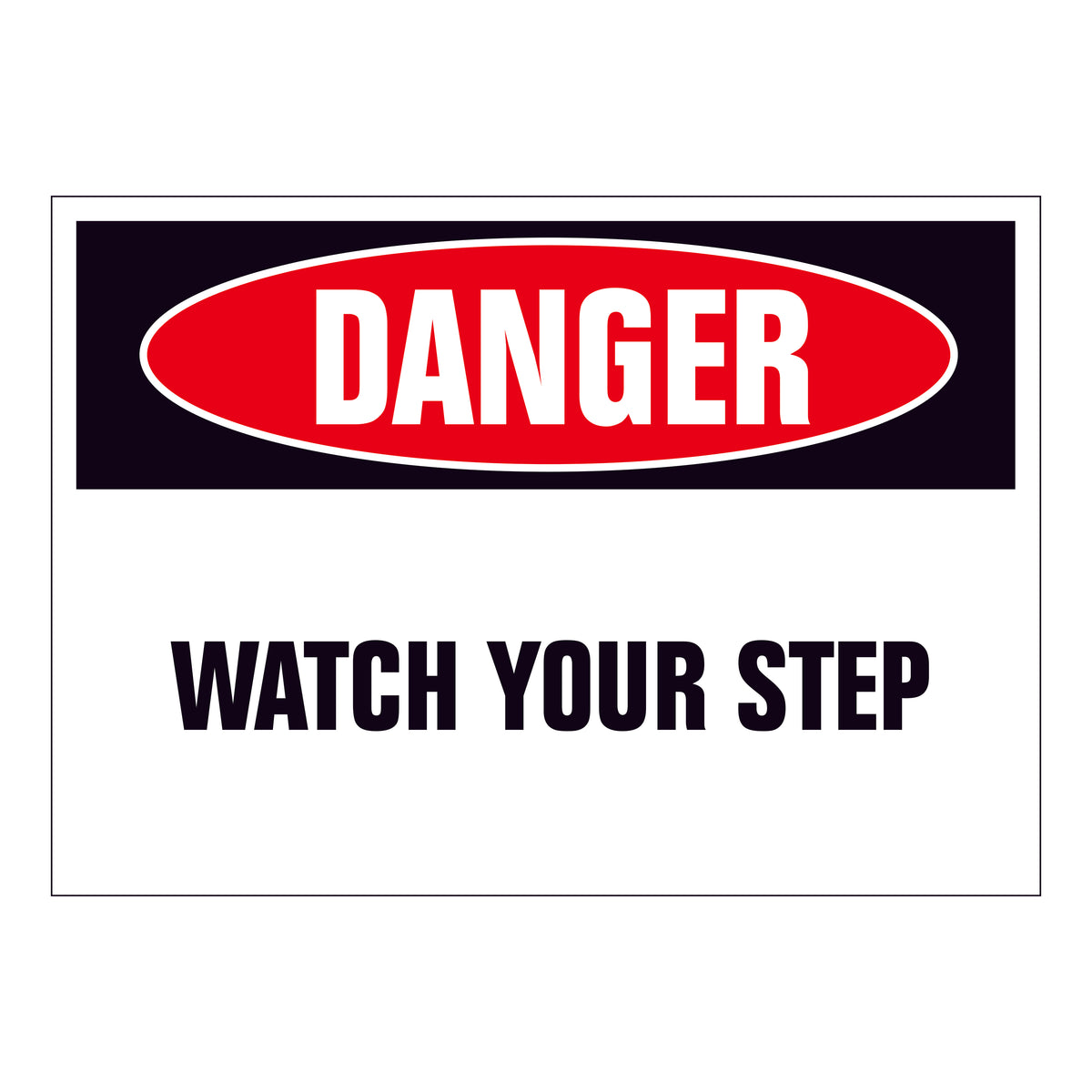Danger Watch Your Step – Online NZ Signs